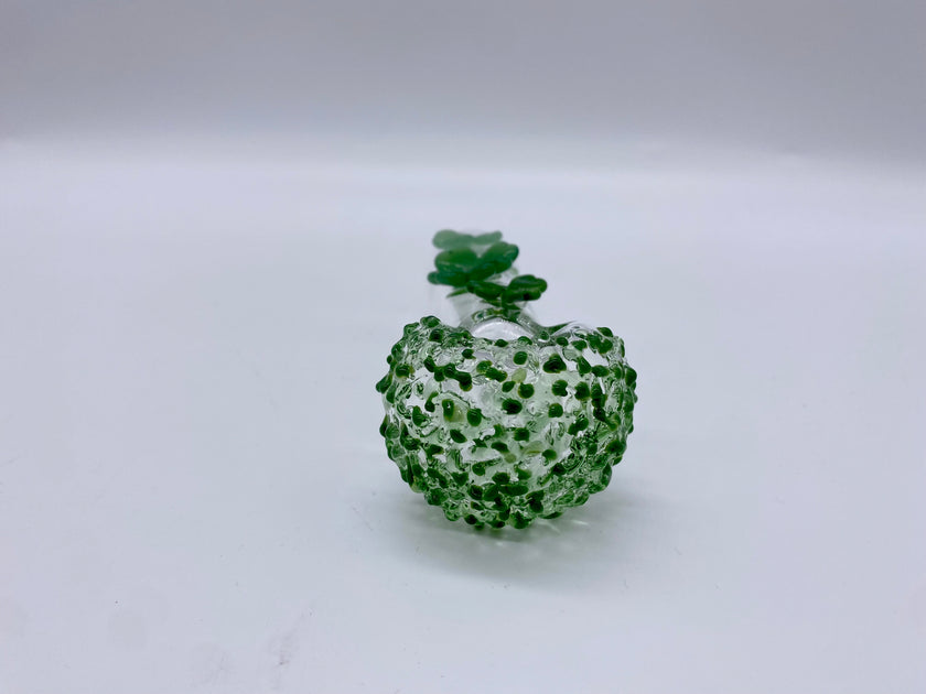 Apollo Glass Shamrock Hand Pipe – Smoke Station