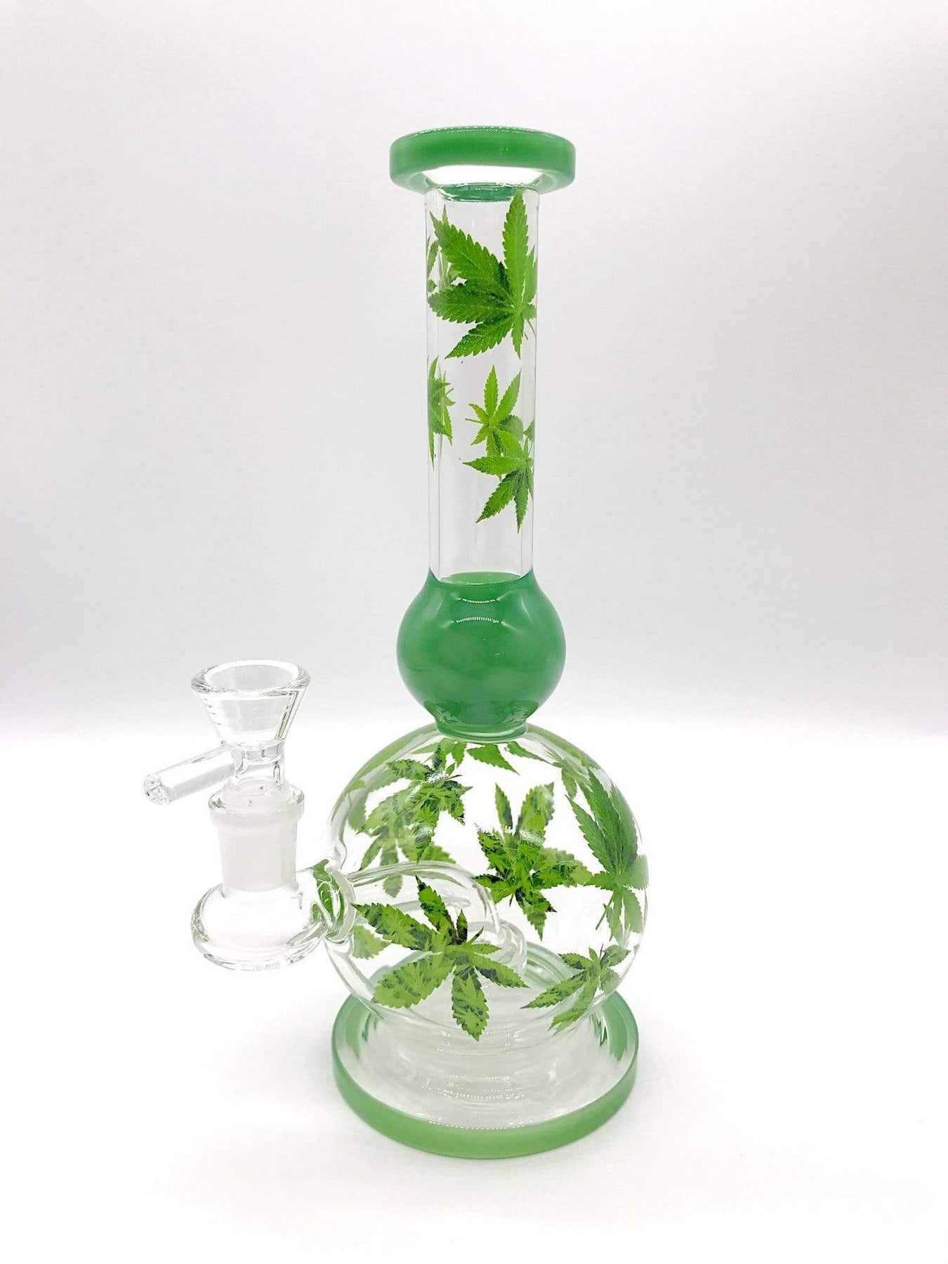 Cannabis Leaf Showerhead Banger Hanger Water Pipe – Smoke Station