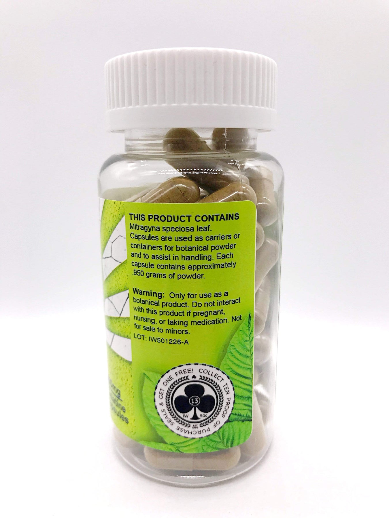 Club 13 Kratom 50ct Capsules – Smoke Station