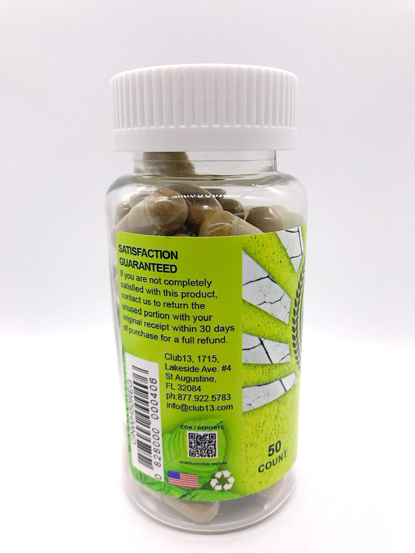 Club 13 Kratom 50ct Capsules – Smoke Station