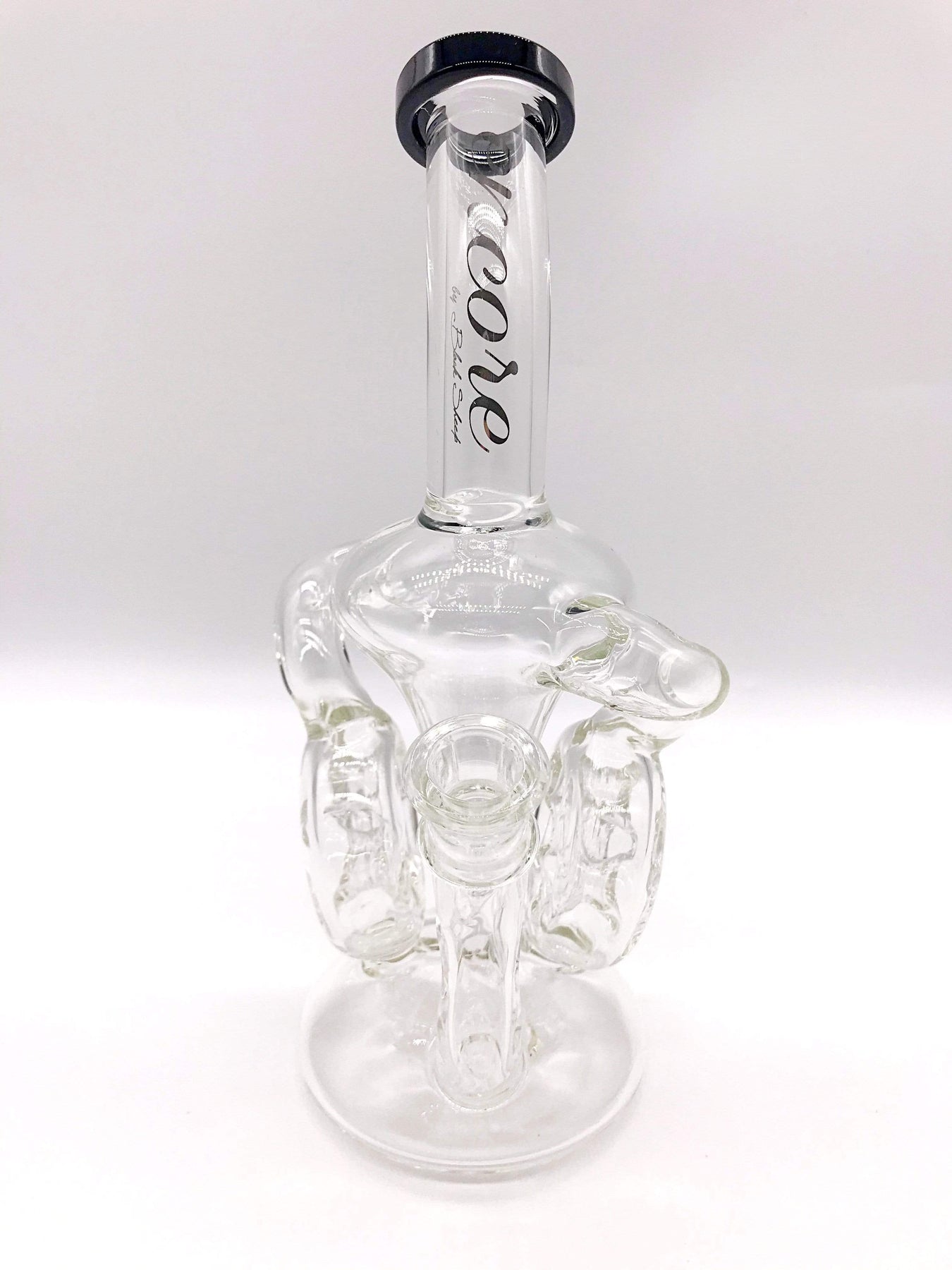Encore Double Swiss Perc Recycler Rig – Smoke Station