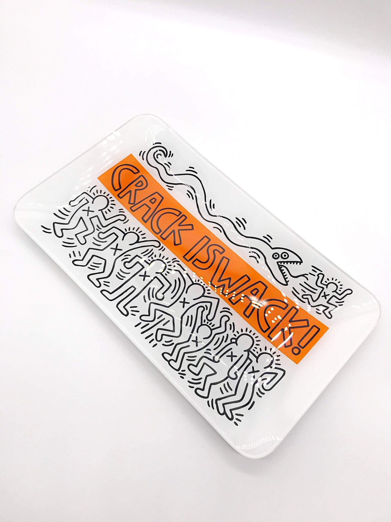 Keith Haring Glass – Smoke Station
