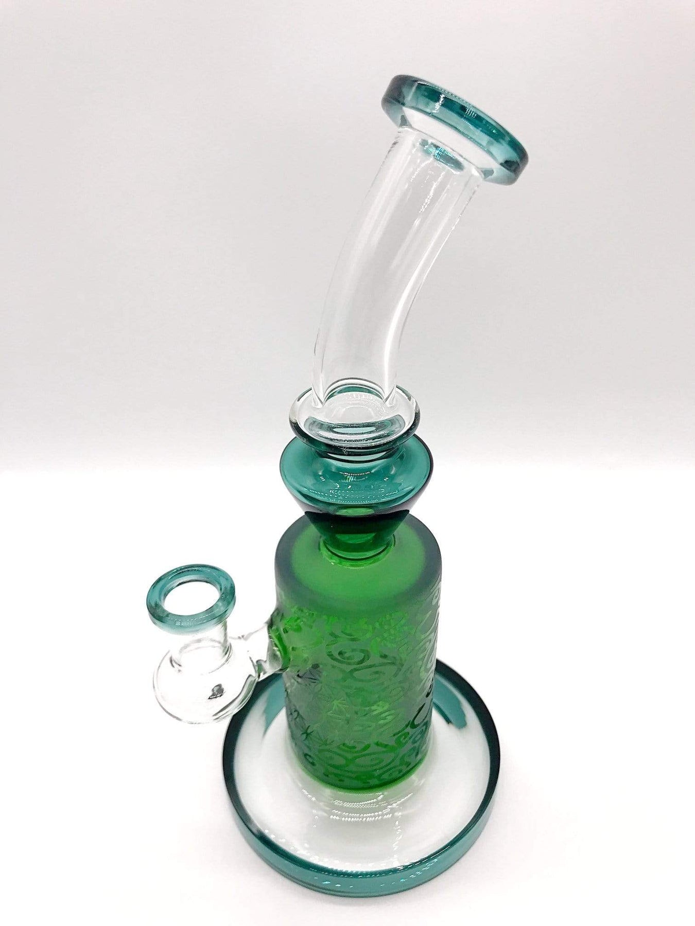 Sandblasted Sacred Geometry Banger Hanger Rig – Smoke Station