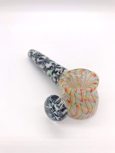 Wavey Glass American Hand-blown Corn Cob Pipe – Smoke Station